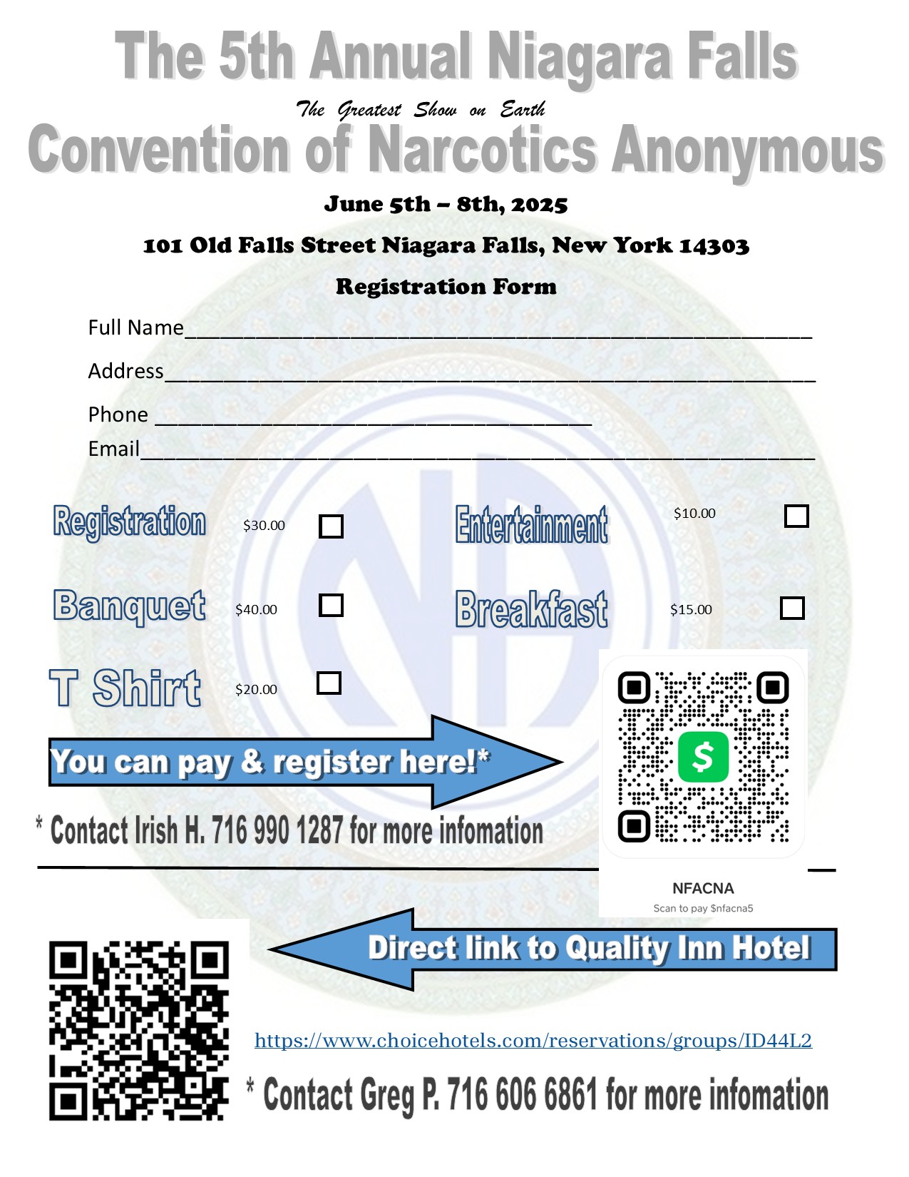 Niagara Falls Convention – Western New York Narcotics Anonymous